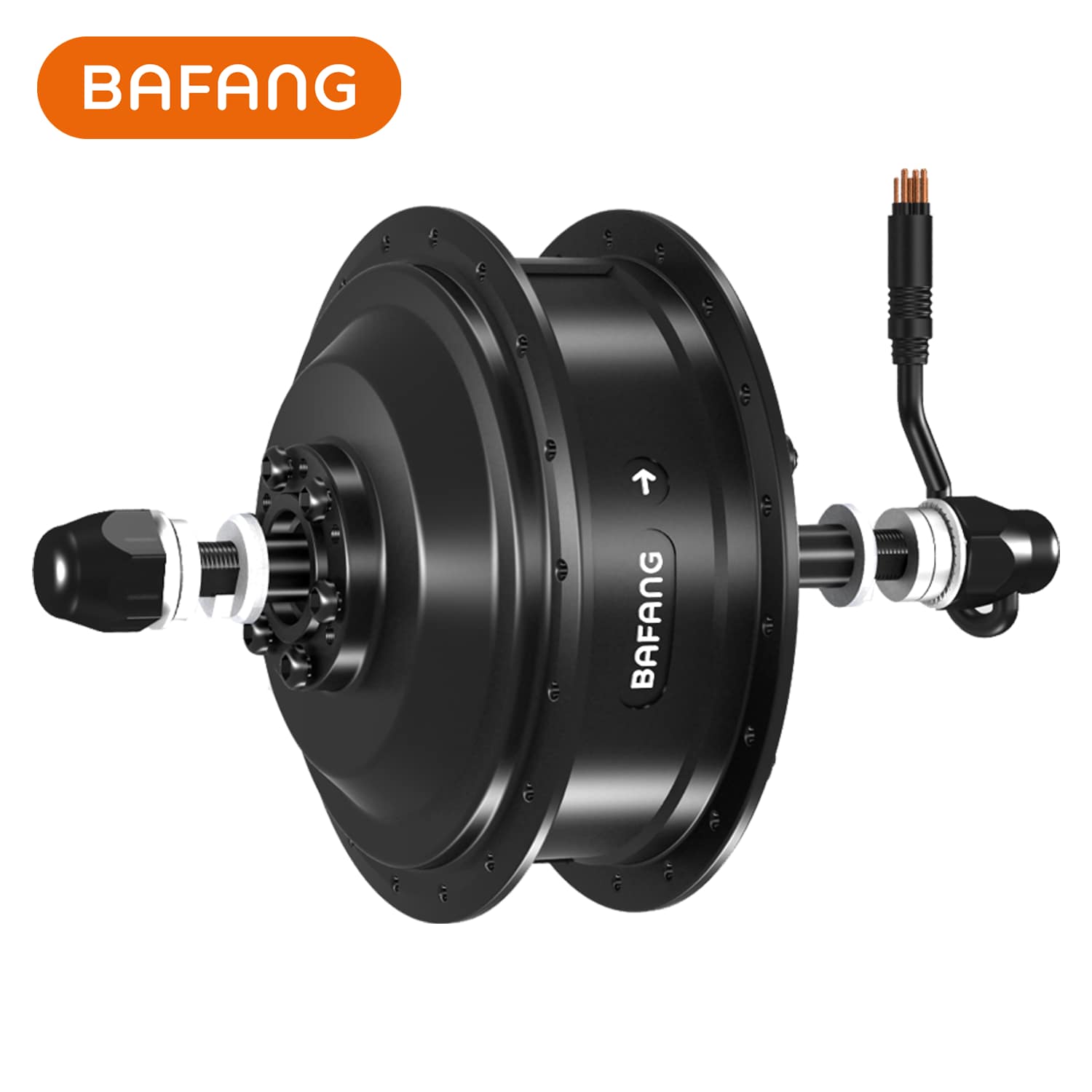 Bafang | E-Bike Nabenmotor H400B G020 Hinterrad 36V 48V 250W 350W 500W Kassette Schraubkranz für ...